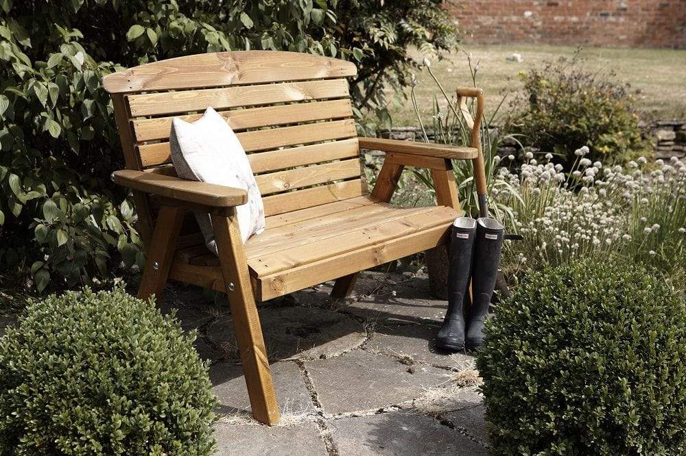 Tom Chambers Hetton Bench Small — Windlebridge Garden Nursery